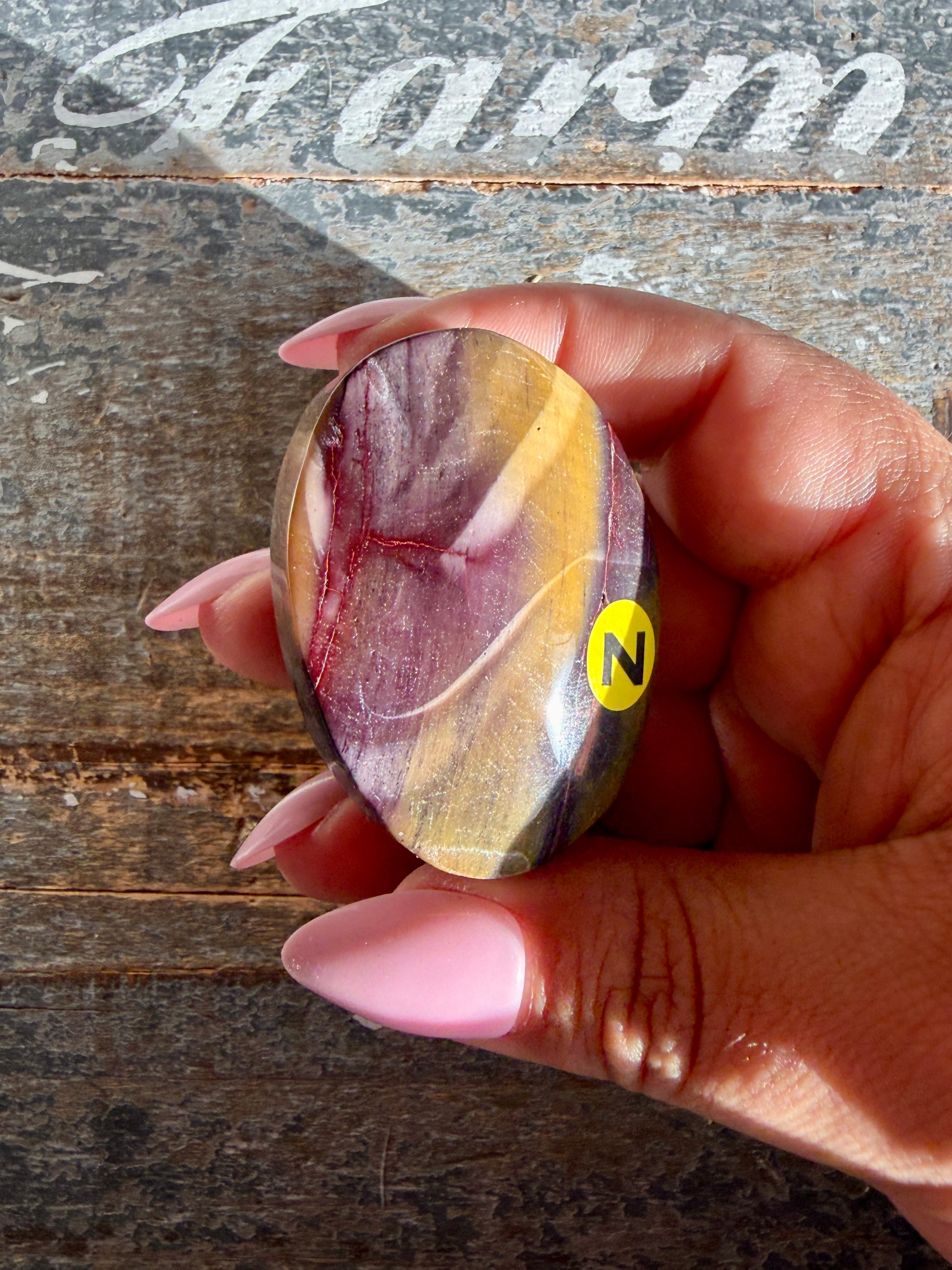 Gorgeous Mookaite Palm Stone from Australia | Opt Z – ColdBrewCrystals